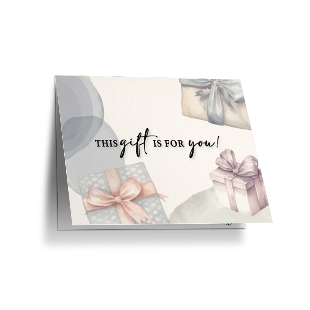 "This Gift Is for You" Magic Card – Magic Card by Giftano